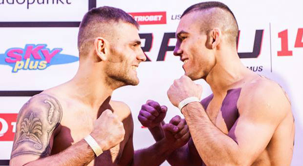 Sebastian Romanowski i Bartosz Fabiński zrobili wagę przed galą MMA Raju 14