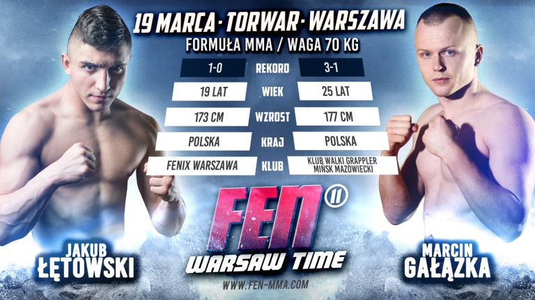 Poznaliśmy kartę wstępną gali FEN 11 w Warszawie | MMAROCKS