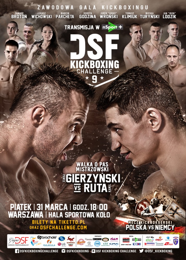 DSF Kickboxing Challenge 9 - oficjalny plakat | MMAROCKS