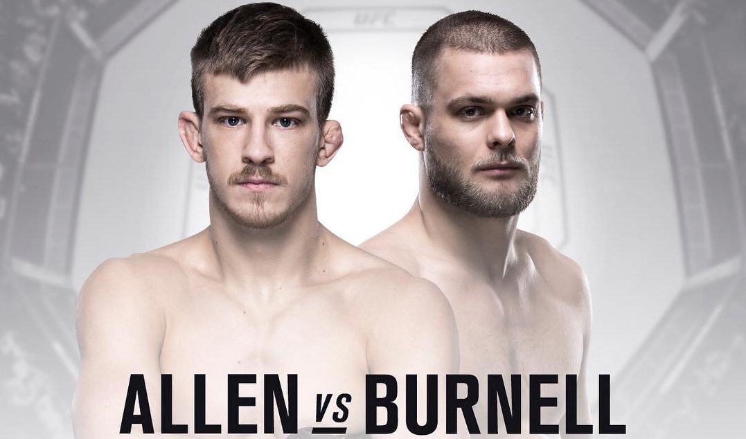 Arnold Allen vs Mads Burnell dodane do rozpiski UFC w Liverpoolu | MMAROCKS