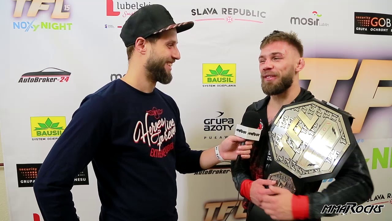 TFL 15: Tak jak zapowiadałem była jatka w klatce - Hubert Szymajda ...