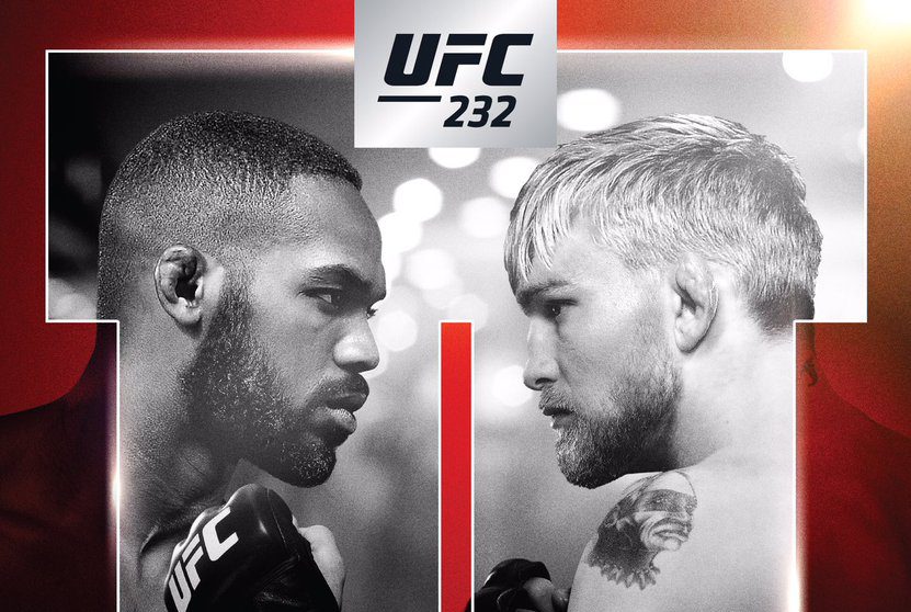 Oficjalny plakat gali UFC 232: Jones vs. Gustafsson 2 | MMAROCKS