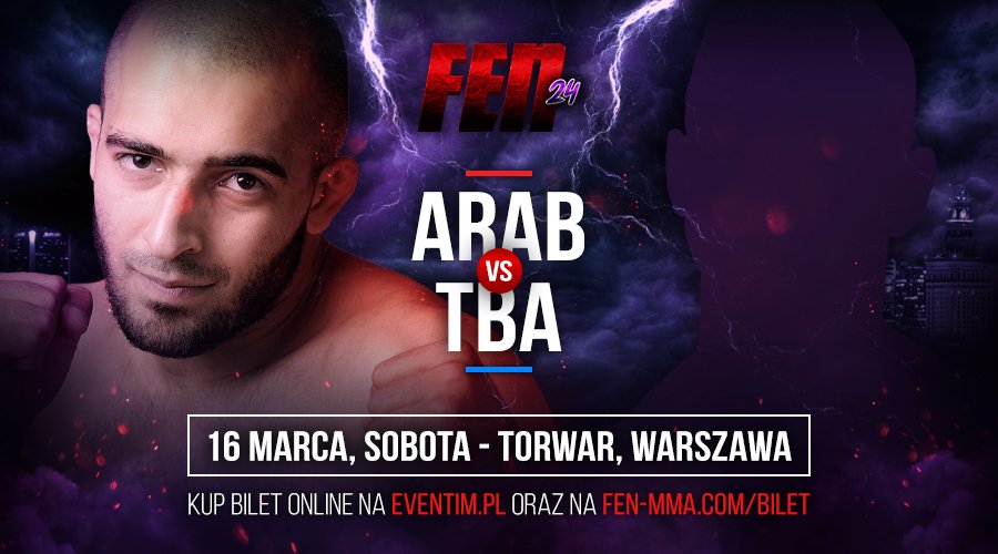 Raper Arab wróci do klatki FEN na gali w Warszawie | MMAROCKS