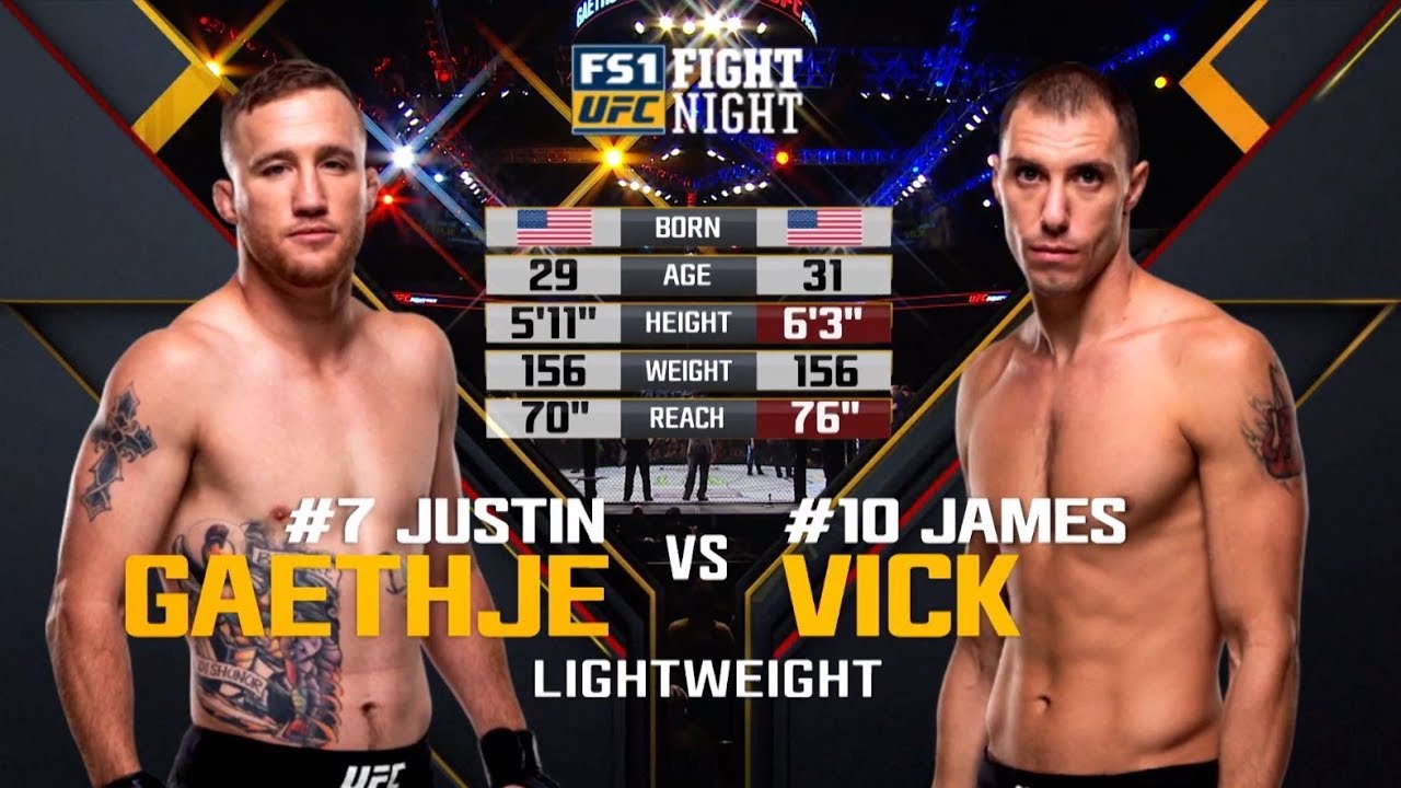 Darmowa walka przed UFC on ESPN 2: Justin Gaethje nokautuje Jamesa ... Darmowa walka przed UFC on ESPN 2: Justin Gaethje nokautuje Jamesa ...