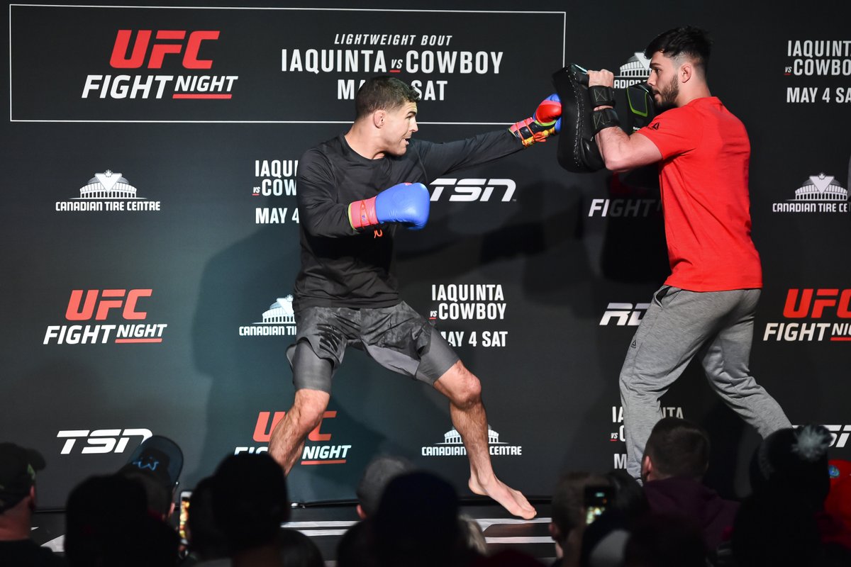 WIDEO: Otwarty dla fanów trening m.in. Iaquinty przed UFC w Ottawie ...