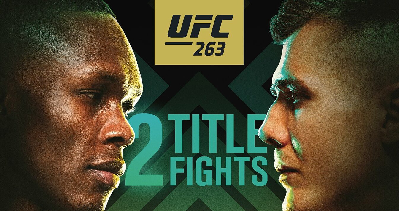Oficjalny plakat gali UFC 263: Adesanya vs Vettori 2 | MMAROCKS