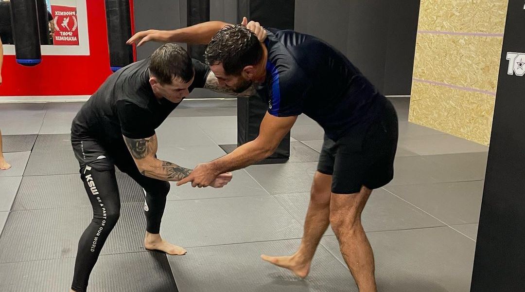 Zdjęcie dnia: Roberto Soldić na treningu z mistrzem organizacji ...