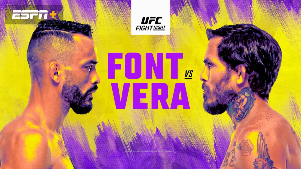 UFC Vegas 53: Font vs Vera - karta walk, godziny transmisji | MMAROCKS