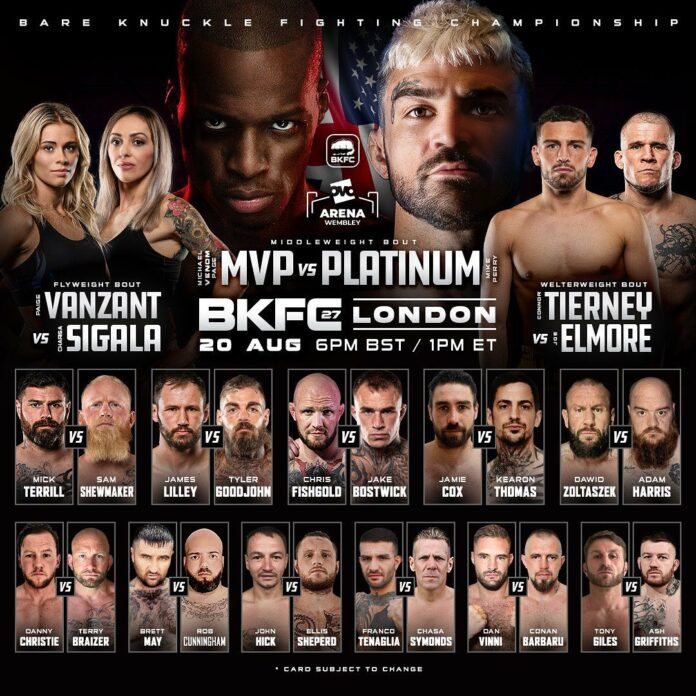 BKFC Londyn: Page vs Perry z walką "Maximusa" z Gromdy - karta walk ...