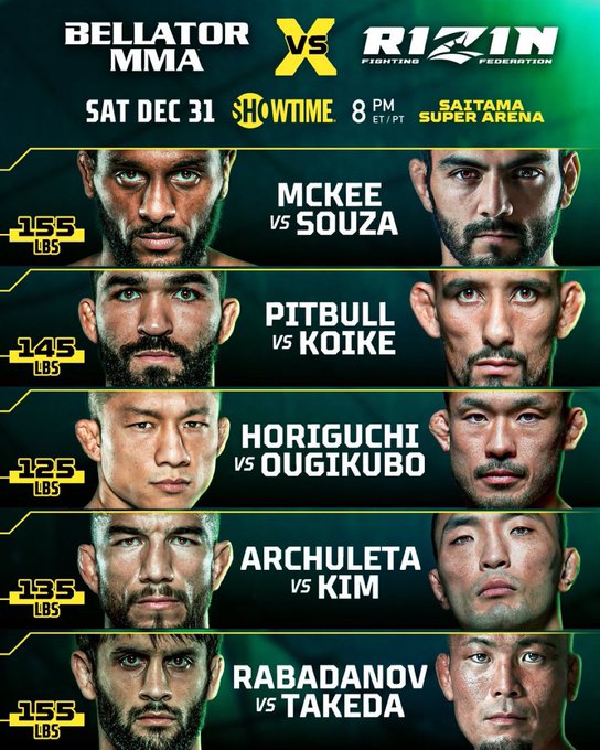 Bellator MMA vs Rizin FF - karta walk, transmisja i zapowiedź gali ... Bellator MMA vs Rizin FF - karta walk, transmisja i zapowiedź gali ...
