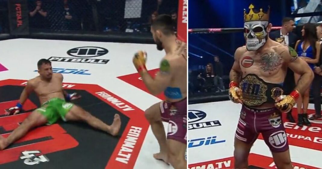 Kacper Formela nokautuje Pedro Nobre w walce o pas na gali FEN 43 ...