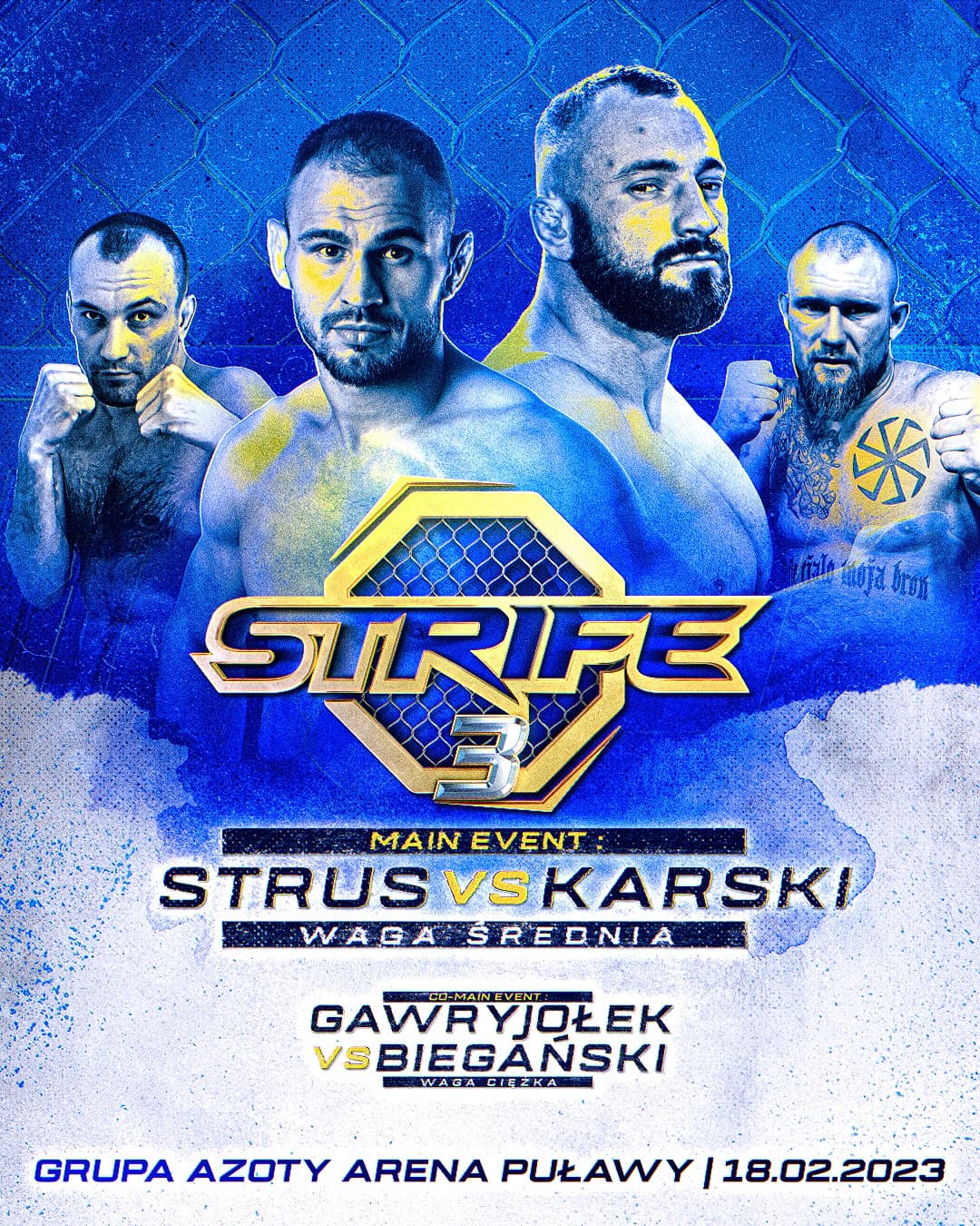 Piotr Strus wraca do MMA! STRIFE 3 z transmisją w TVN Turbo! | MMAROCKS