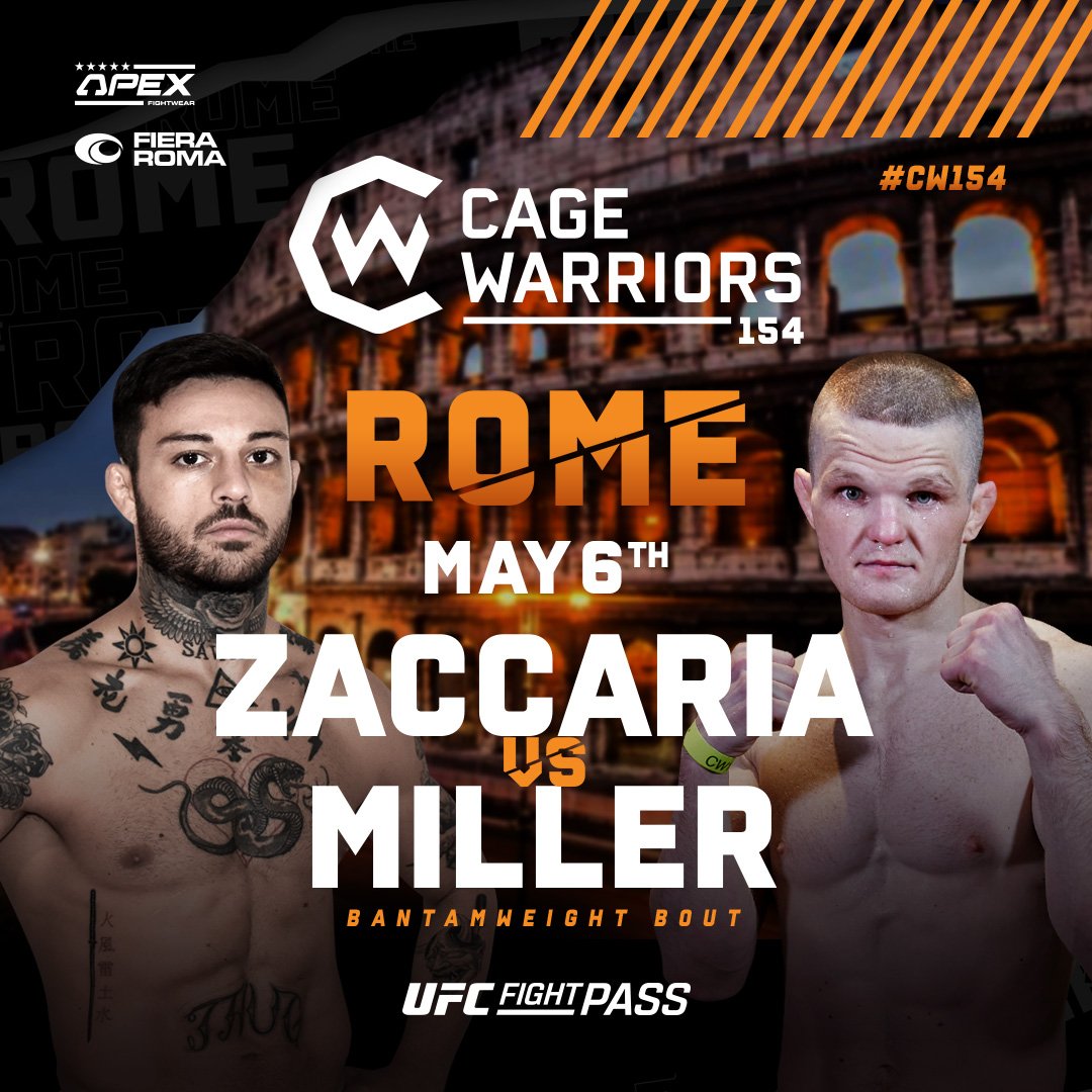 Sylwester Miller wystąpi na gali Cage Warriors 154 | MMAROCKS