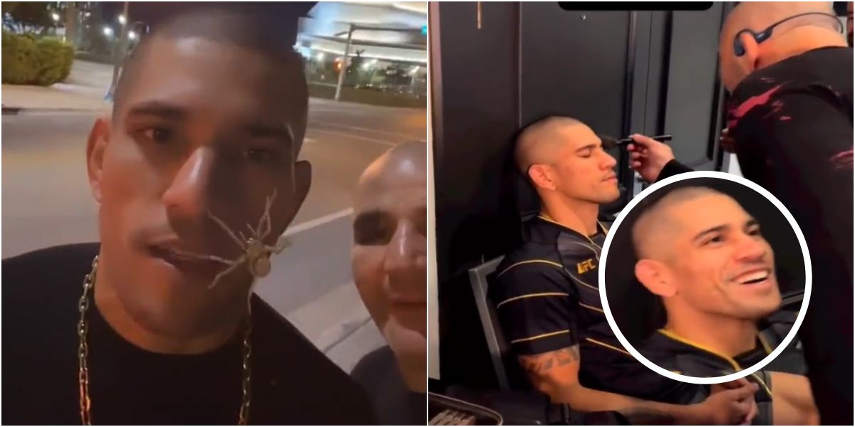 Rozluźnienie przed wielką walką. Glover Teixeira żartuje sobie z Alexa ...