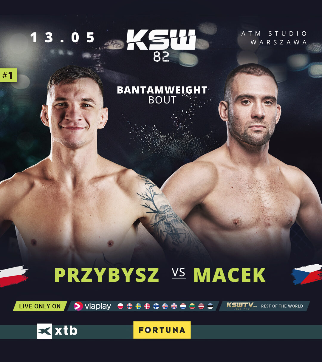 Podczas KSW 82 były mistrz przywita w okrągłej klatce najlepszego czeskiego zawodnika wagi ...