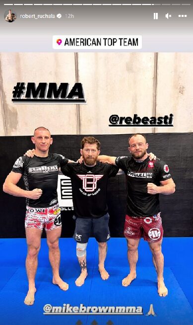 Mistrz KSW, Robert Ruchała, na treningach w American Top Team | MMAROCKS