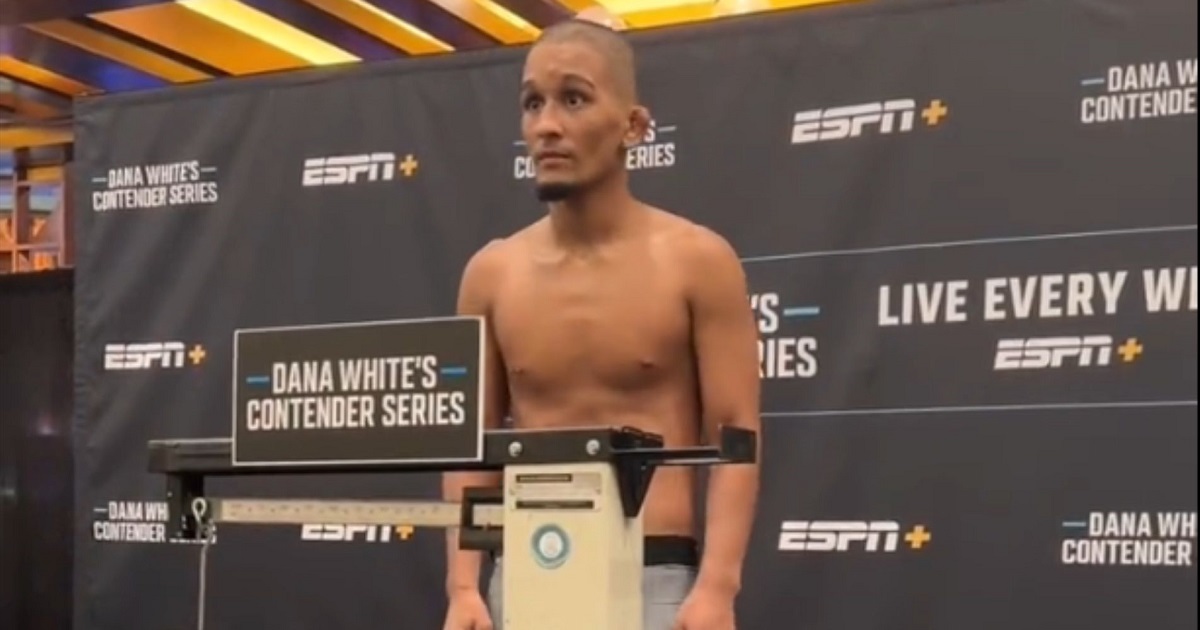 Zawodnik znacznie przekroczył wagę przed walką o kontrakt z UFC ...