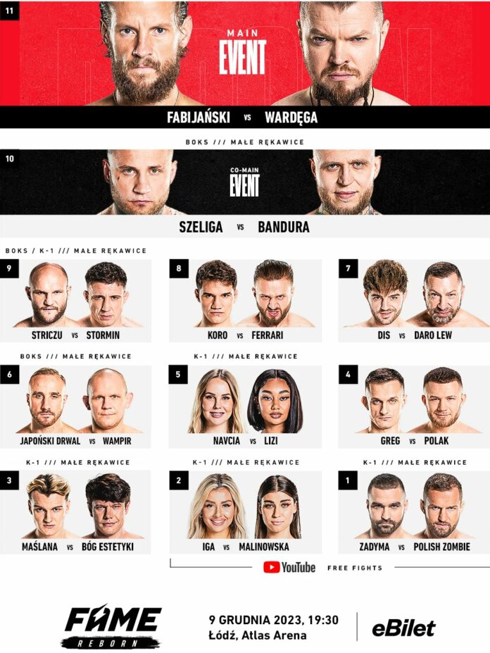 FAME: Reborn - karta walk, zapowiedź gali | MMAROCKS