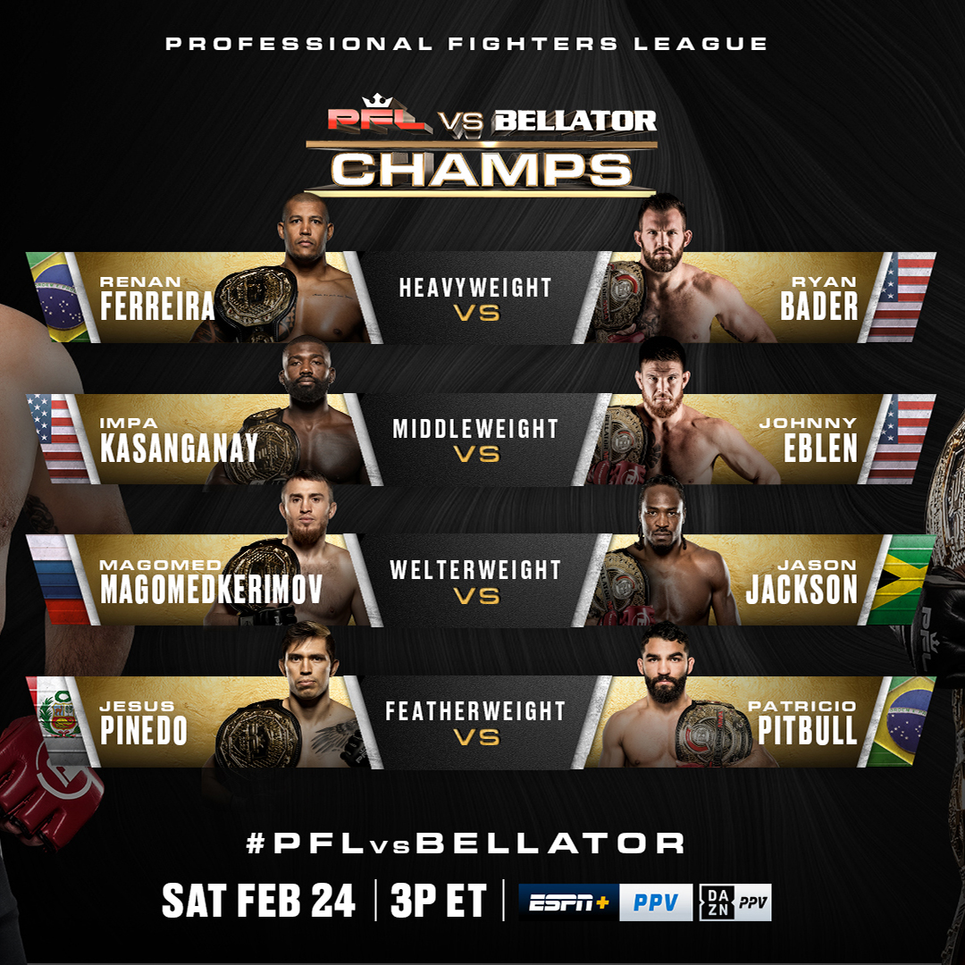 Super gala mistrzów ogłoszona! PFL kontra Bellator MMA! | MMAROCKS