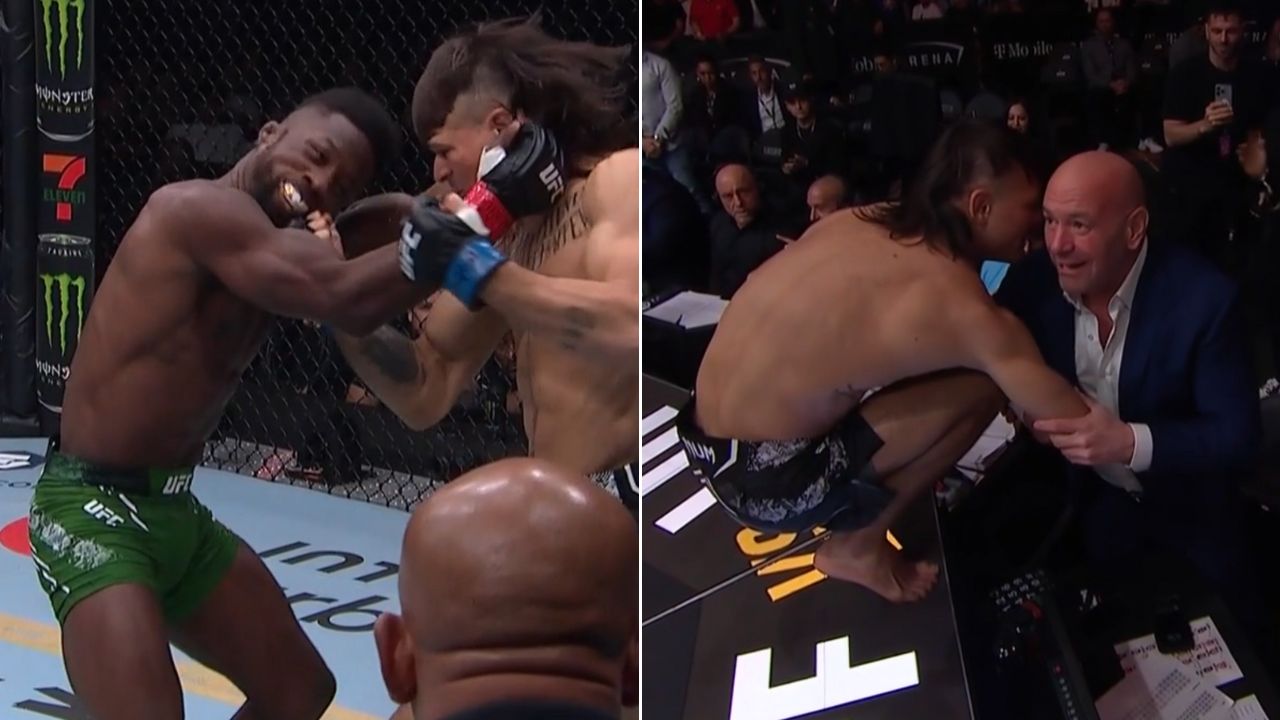 UFC 300. Diego Lopes BŁYSKAWICZNIE znokautował Sodiqa Yusuffa w ...