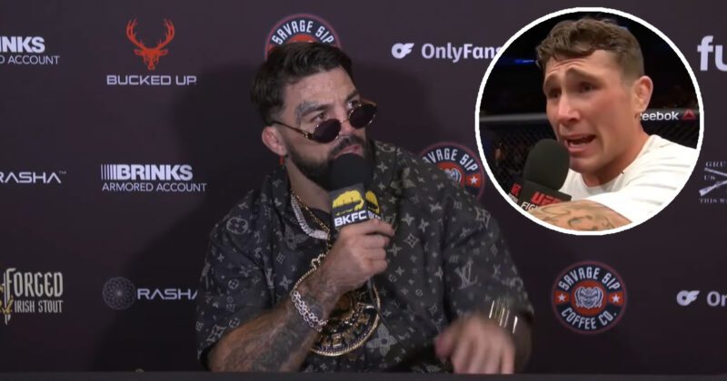 Mike Perry poirytowany zachowaniem Darrena Tilla. "Przestań się ze mną ...