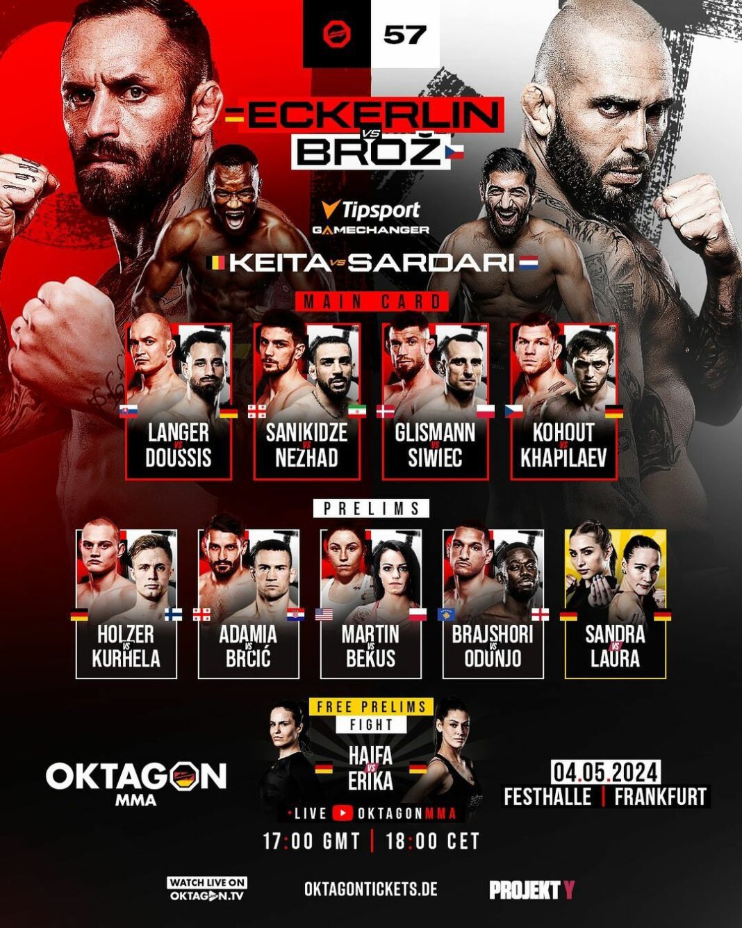 OKTAGON 57 - wyniki gali z walkami Łukasza Siwca i Anity Bekus | MMAROCKS