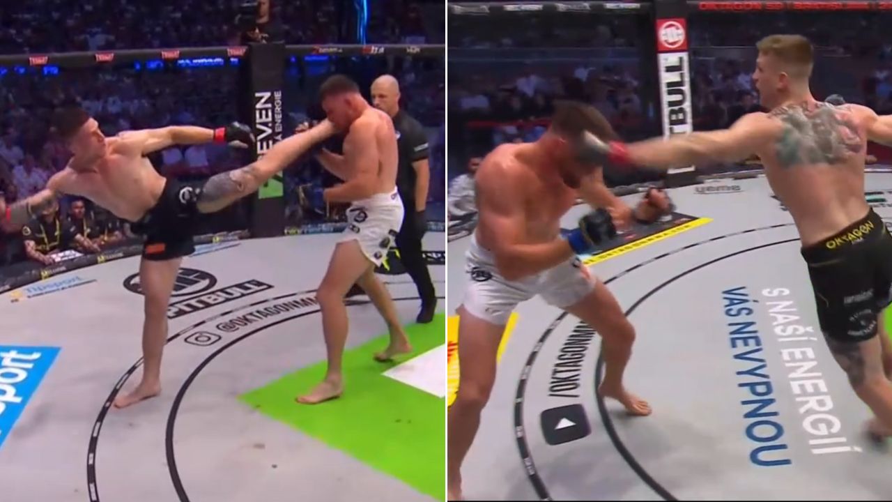 Kamil WOJCIECHOWSKI z drugą przegraną w OKTAGON MMA. Polak przegrał na punkty z Milosem ...