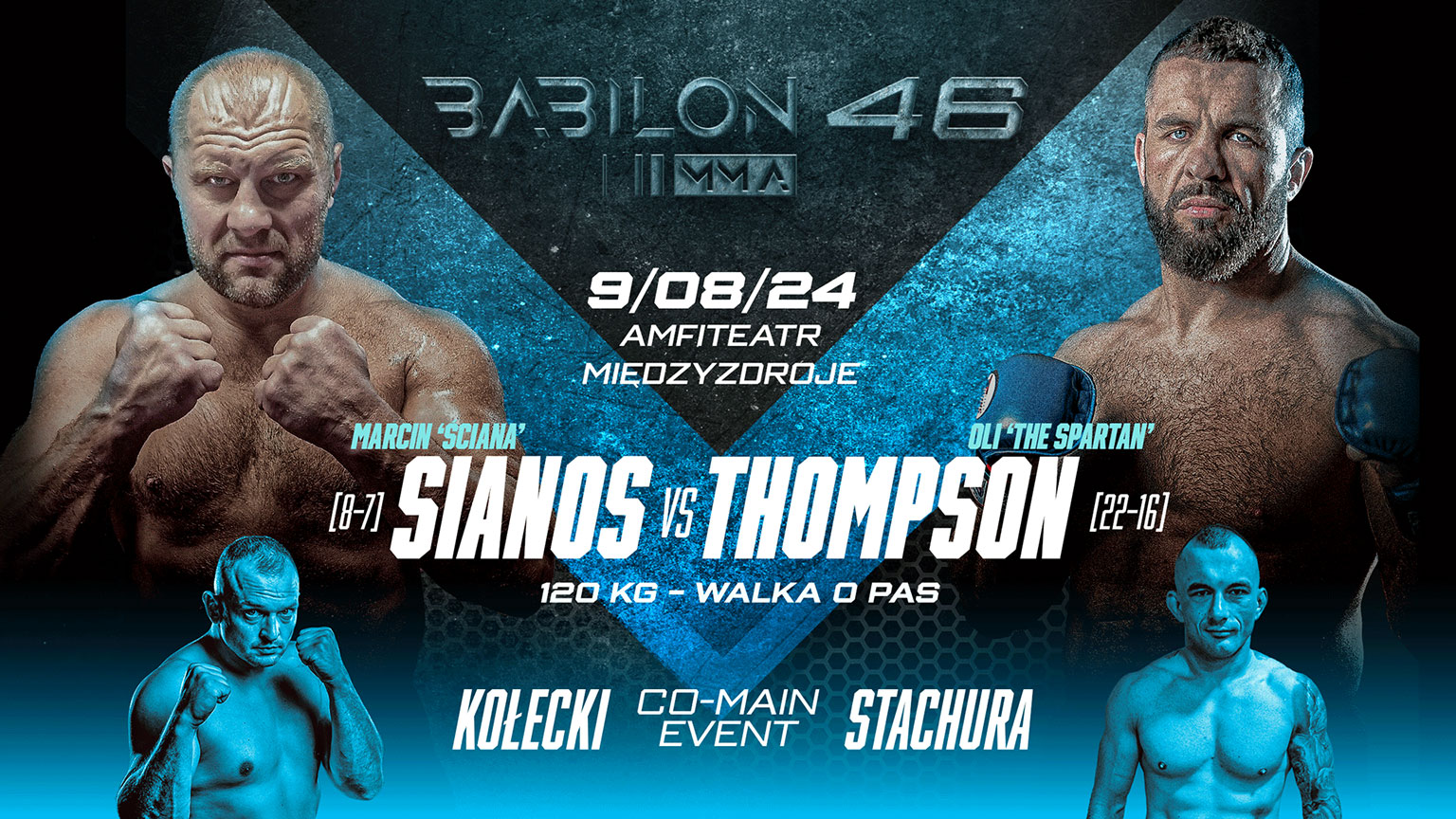 BABILON MMA 46: Marcin Sianos vs Oli Thompson o mistrzowski pas | MMAROCKS