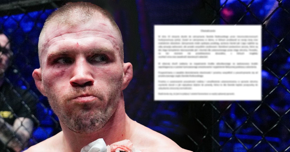 Daniel Rutkowski zatrzymany przez policję. Zawodnik wydał oświadczenie ...