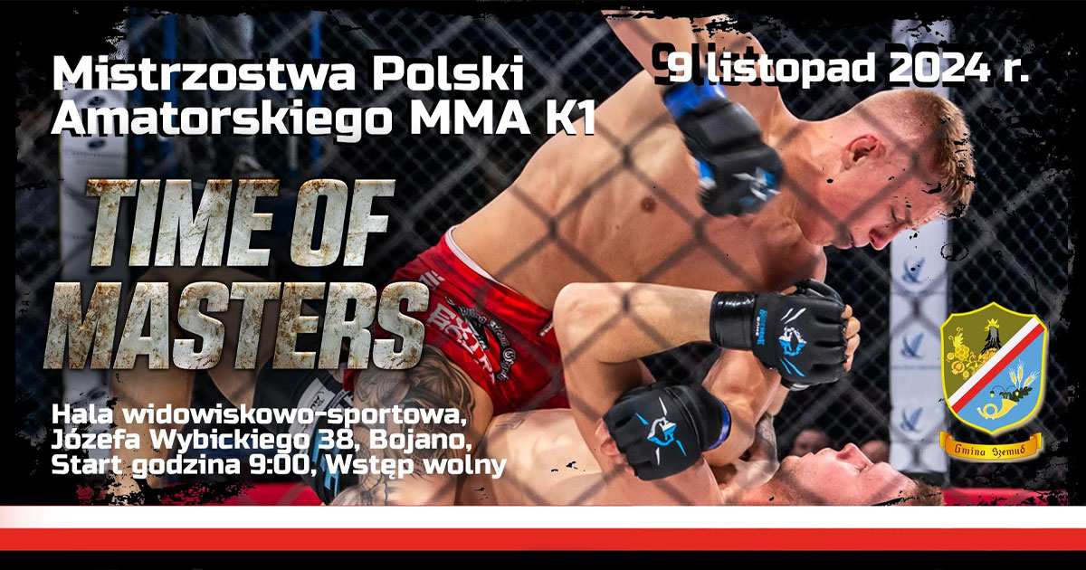 Mistrzostwa Polski Amatorskiego MMA K1 - Bojano, 9 listopada 2024 | MMAROCKS