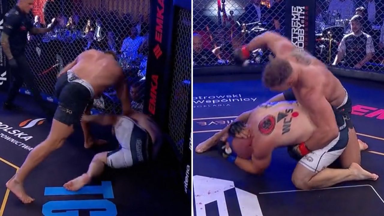 Denis Labryga pokonał 17 kg lżejszego rywala i udanie zadebiutował w ...