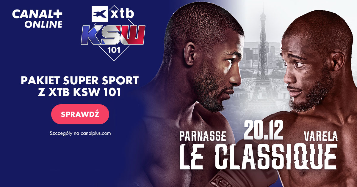 XTB KSW 101 – gdzie oglądać galę? Poznaj szczegóły transmisji w CANAL+ ...