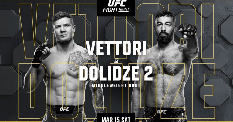 UFC Fight Night 254: Vettori vs Dolidze 2 – karta walk, informacje o ...
