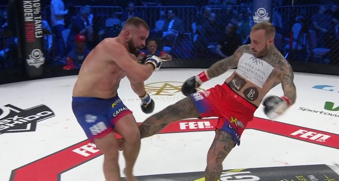 Dominik Zadora pokonał Tomasza Gromadzkiego w formule K-1 na gali FEN ...